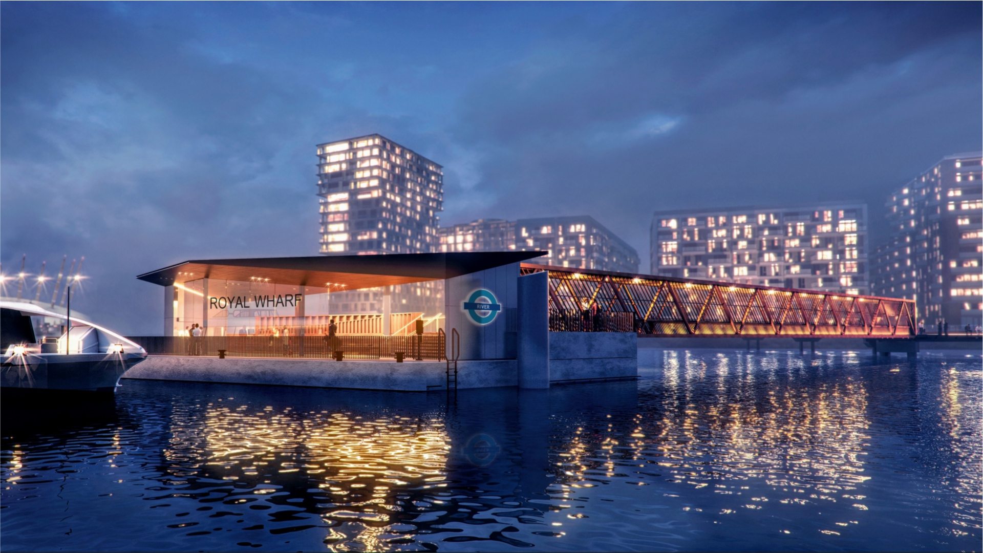 Royal Wharf is the riverside development comprising of apartments and ...